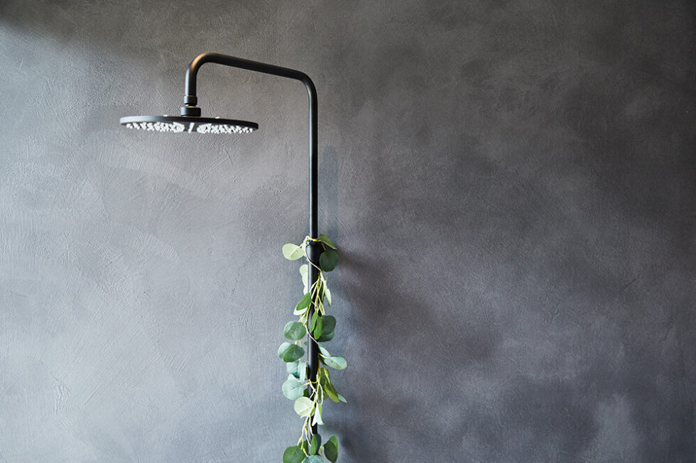 Moderne betongulv i badeværelset | New Yorker | Conteco