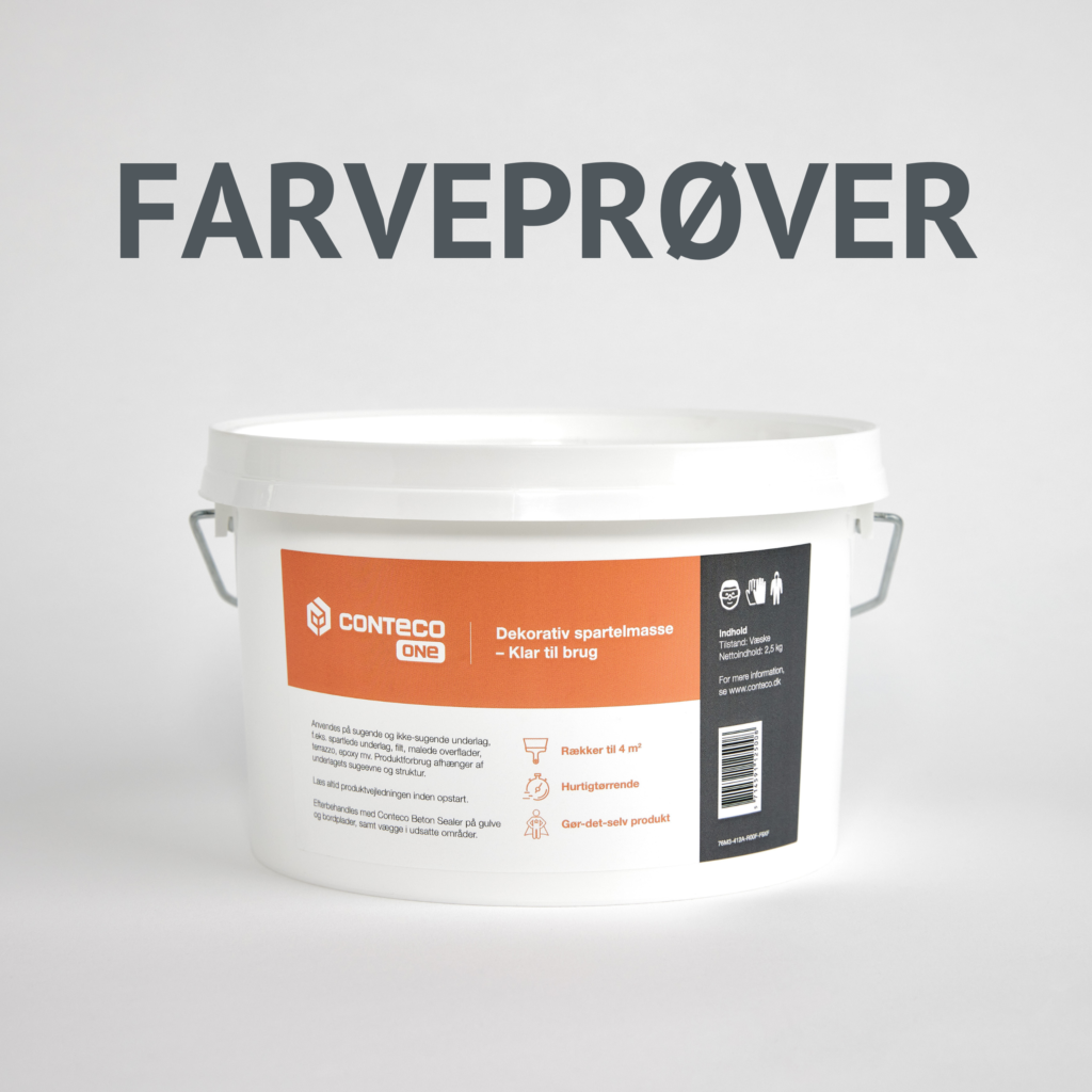 Conteco ONE | Farveprøver | Klar til brug!